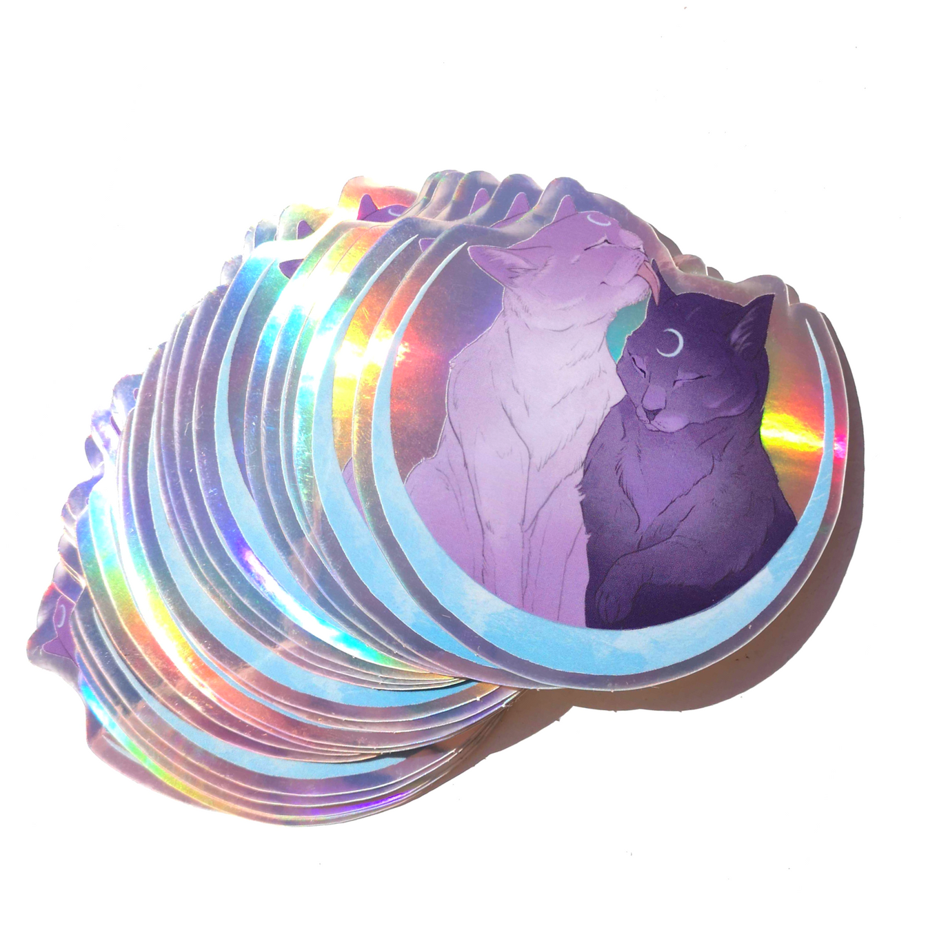 Specialty Holographic Sailor moon Cat Sticker – MARSDRAWN